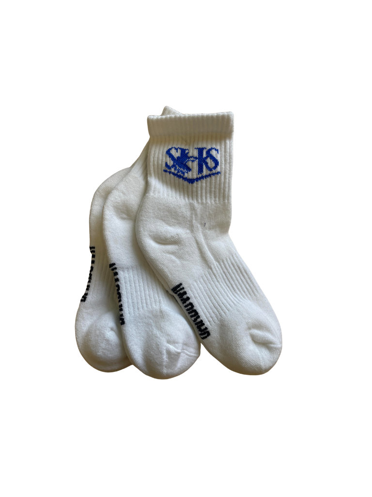 SHS Logo Athletic Socks – Sterling Hall Shark Shop