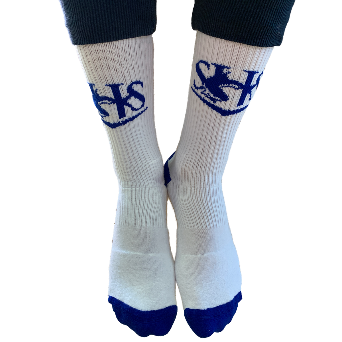 SHS Logo's Athletic Socks – Sterling Hall Shark Shop
